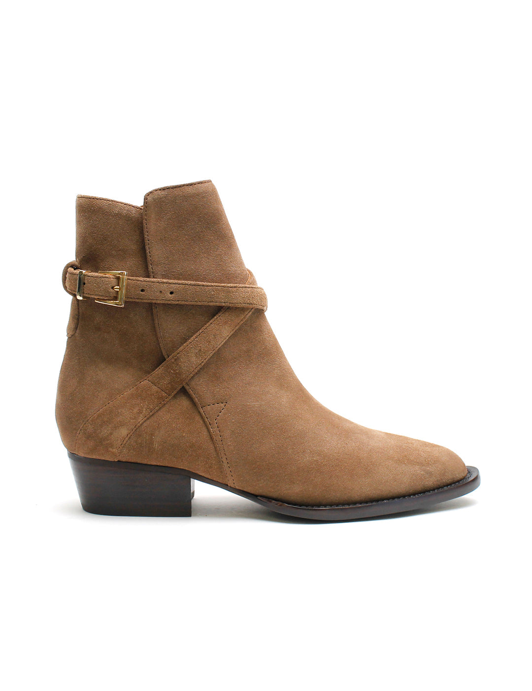 Jess Western Boot - Carob Suede– Jumbled
