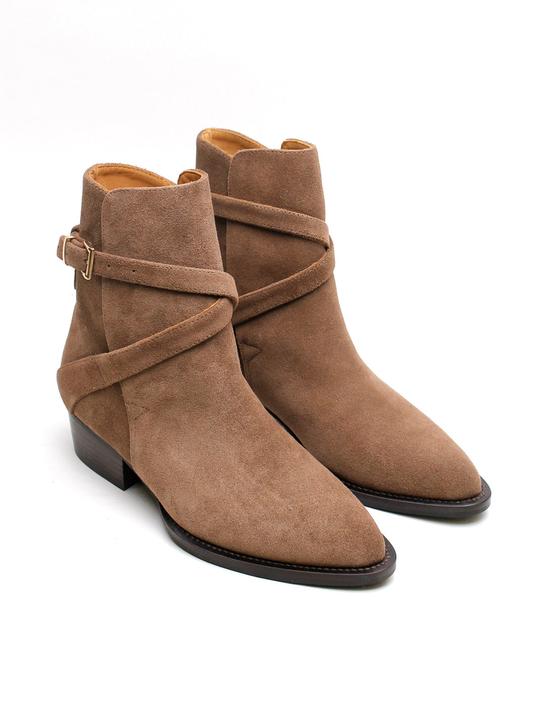 Jess Western Boot - Carob Suede– Jumbled
