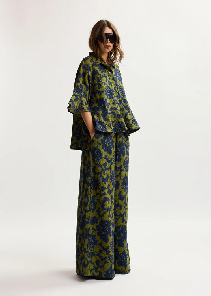 Jomery Wide Leg Pants - Avocado– Jumbled