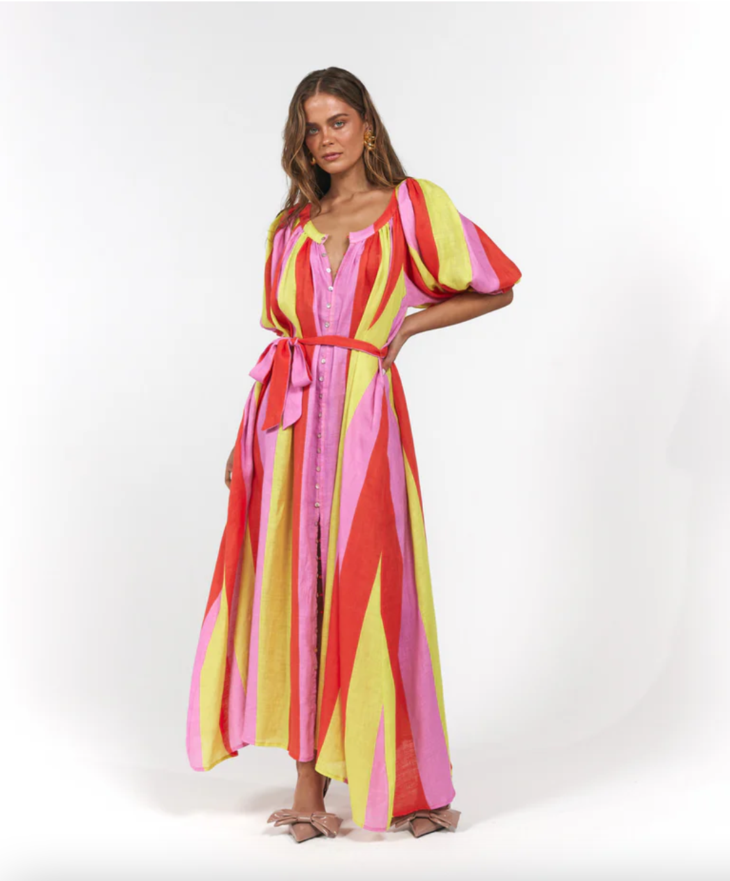 Camila Maxi Dress - Candy Stripe– Jumbled