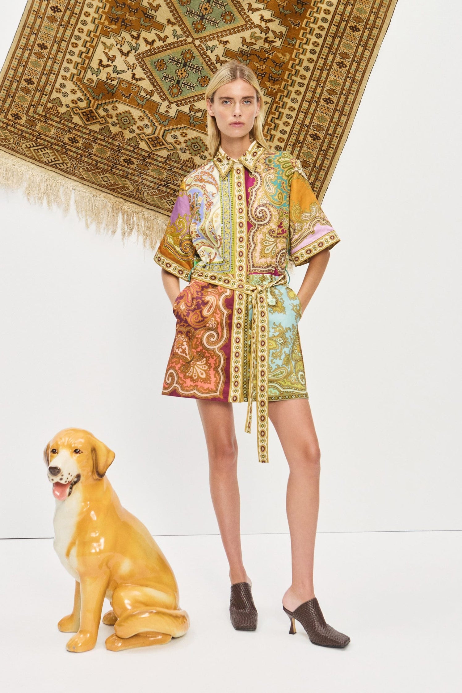 Clemenza Spliced Mini Dress– Jumbled