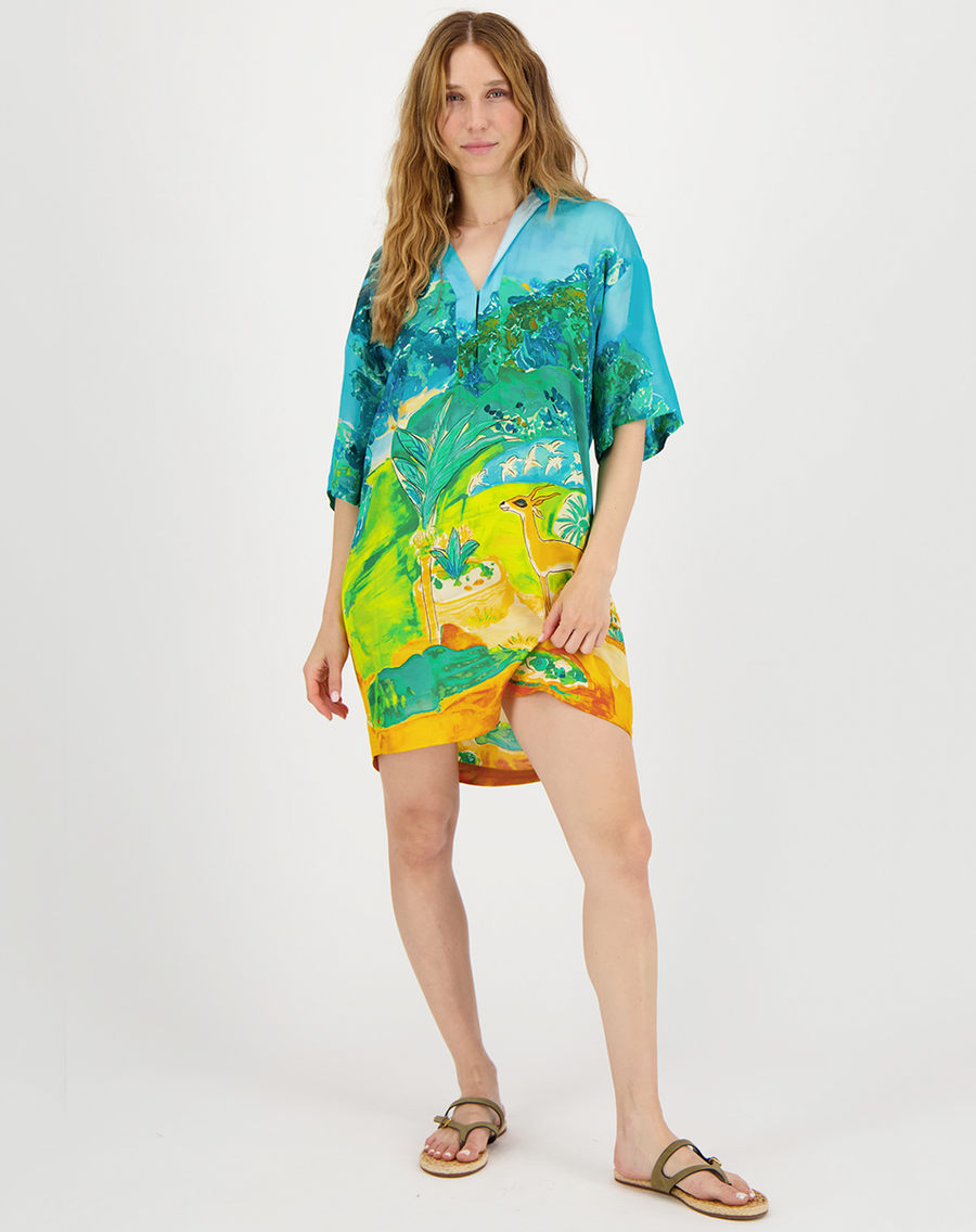 Pura Vida Nancy Placket Mini Dress– Jumbled