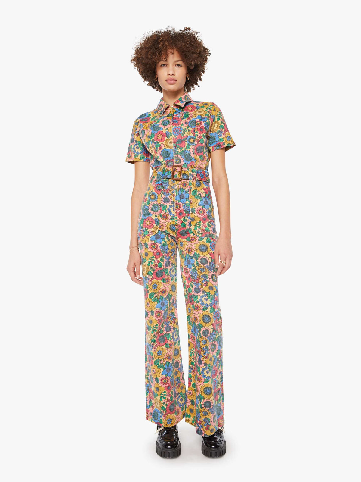 The Hustler Roller Jumpsuit - Track and Flower Fields– Jumbled