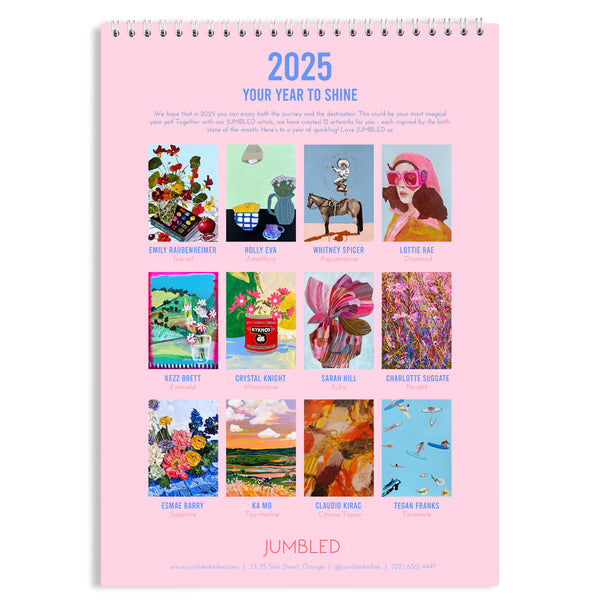 2025 Diaries & Calendars– Jumbled