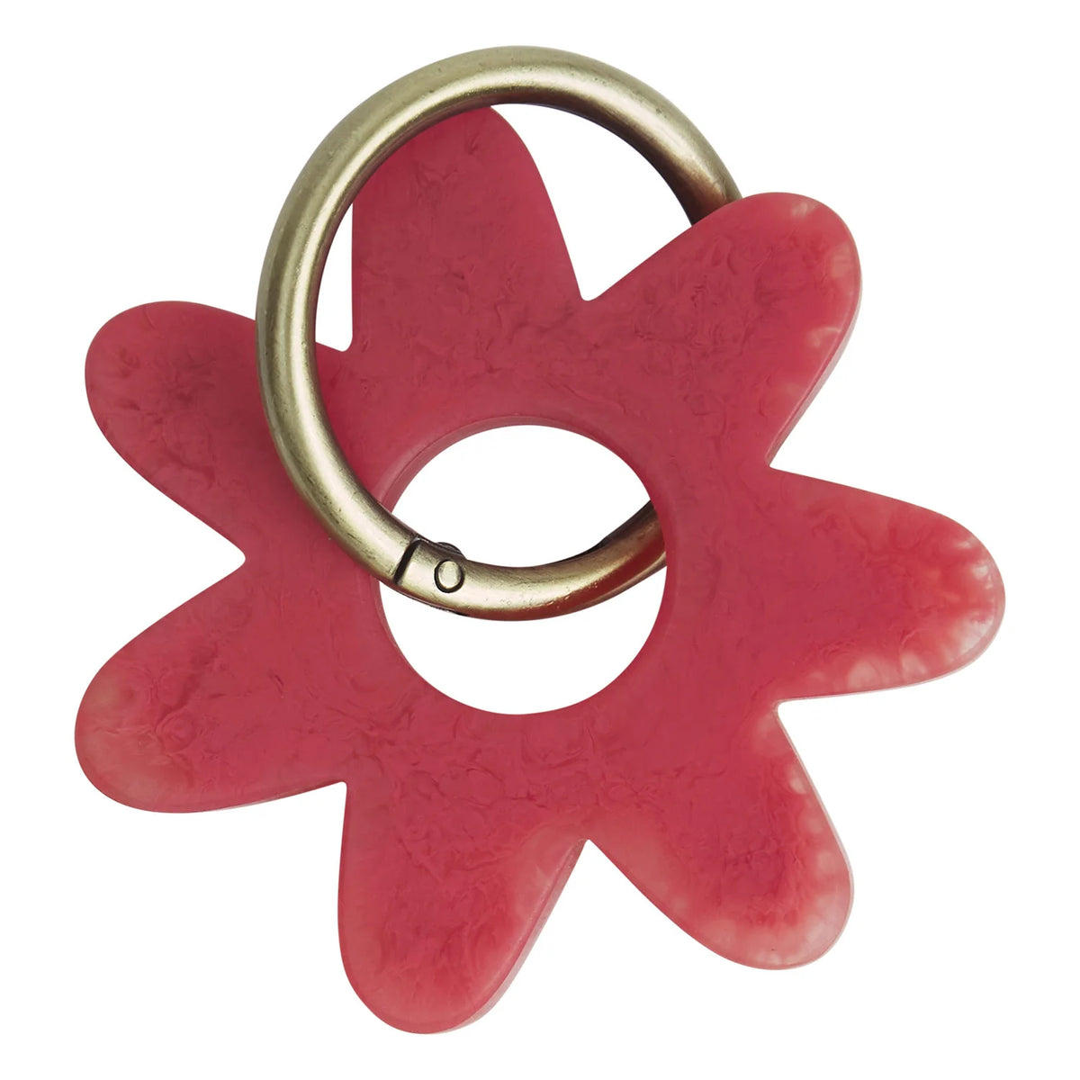 Whitney Key Ring - Raspberry– Jumbled